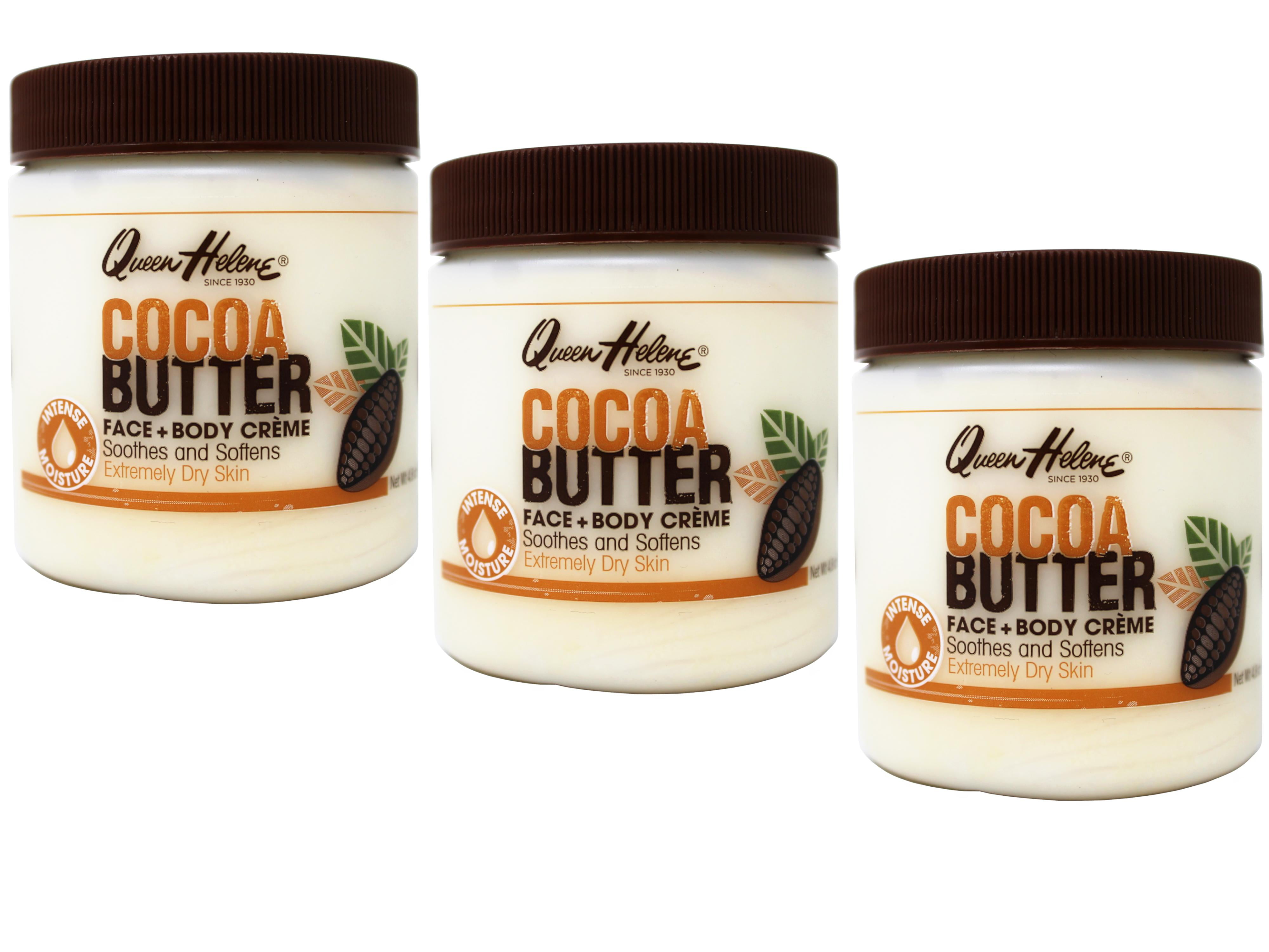 Queen Helene Cocoa Butter Face & Body Cream, Soothes and Softens ...