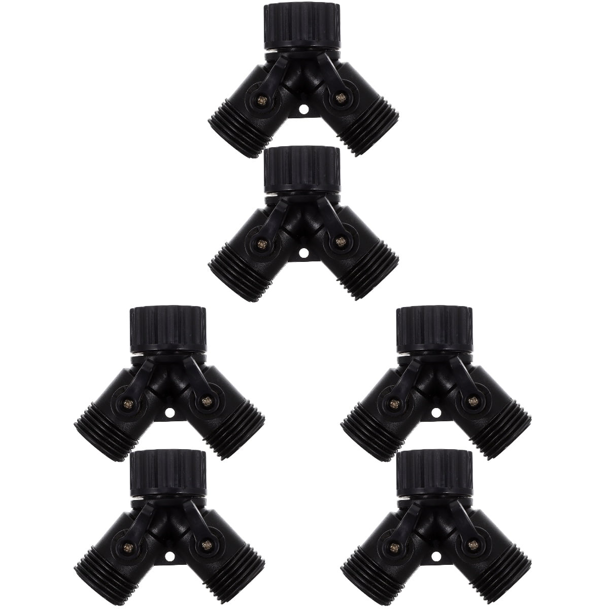 3 Pack Quick Release Hose Connector Swivel Fitting Two-way Shunt ...