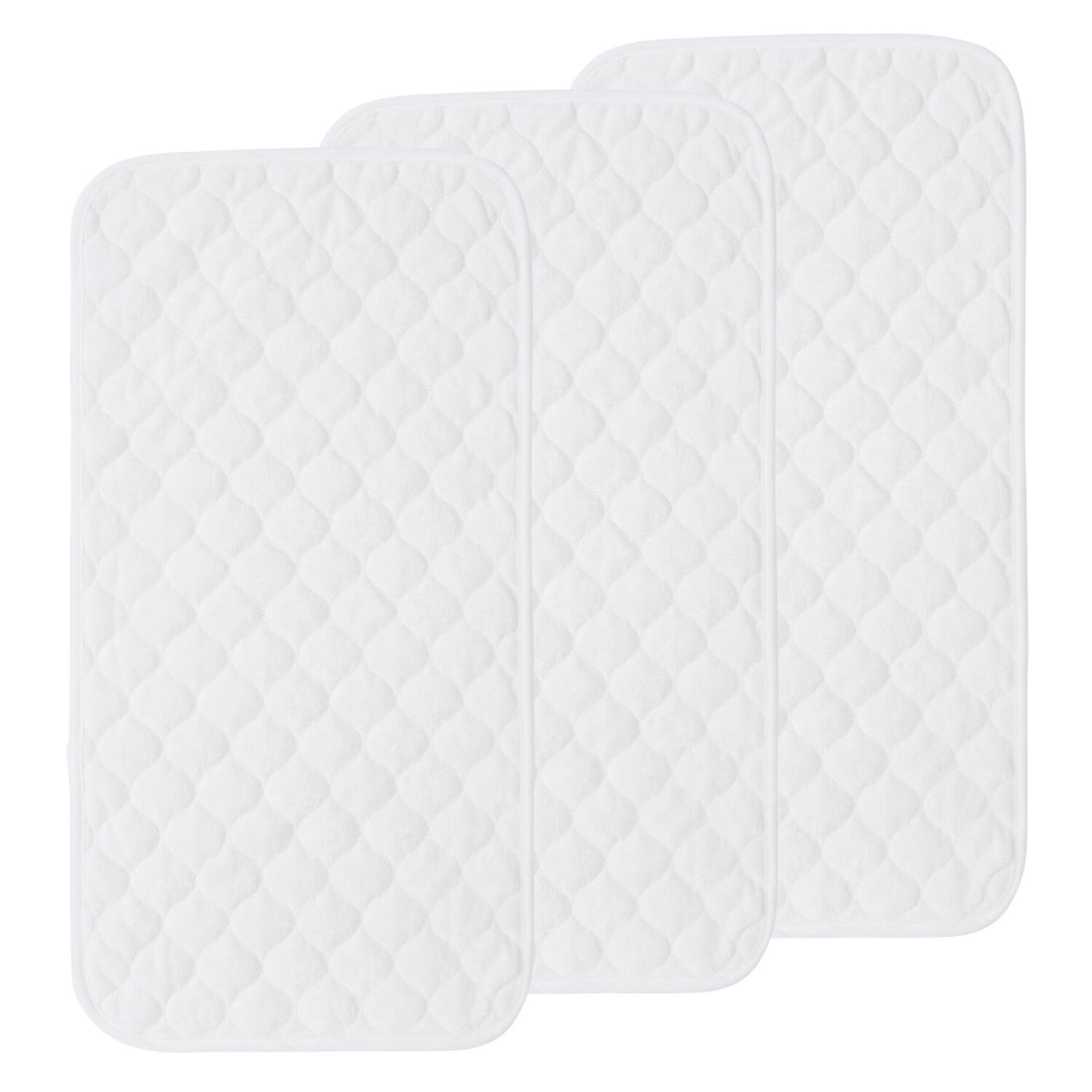 3 Pack Quilted Thicker Waterproof Cradle Sheet, Washable Reusable ...