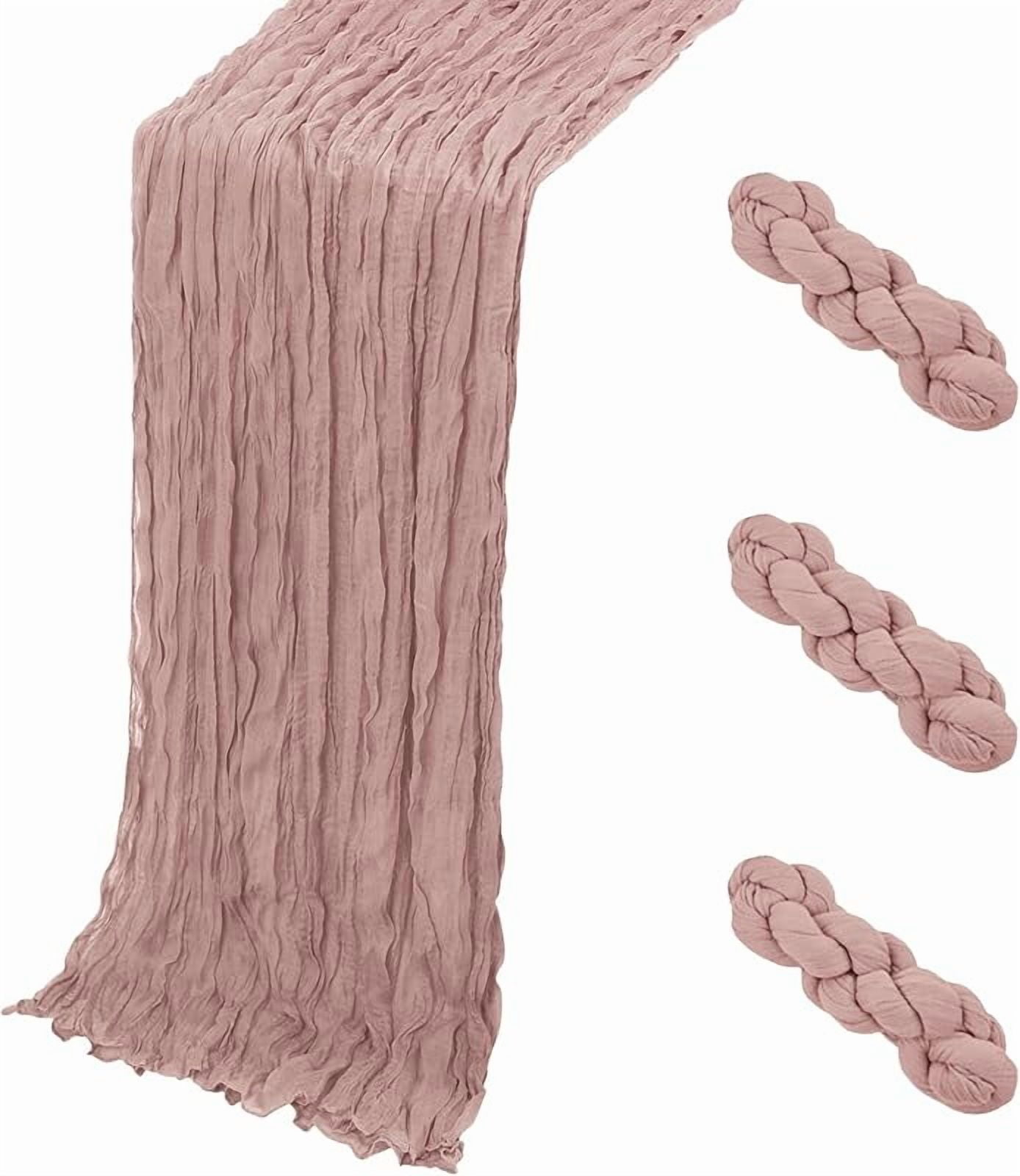 3 Pack Red Cheesecloth Table Runner, 17 x 108 Inch, Gauze Cheese Cloth ...