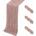 3 Pack Red Cheesecloth Table Runner, 17 x 108 Inch, Gauze Cheese Cloth ...