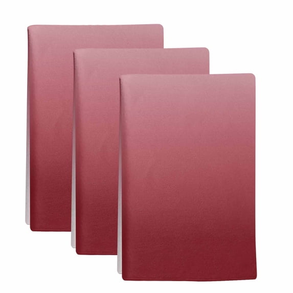 3 Pack Red Gradient Kitchen Towels Decorative Dish Towel Sets Absorbent ...