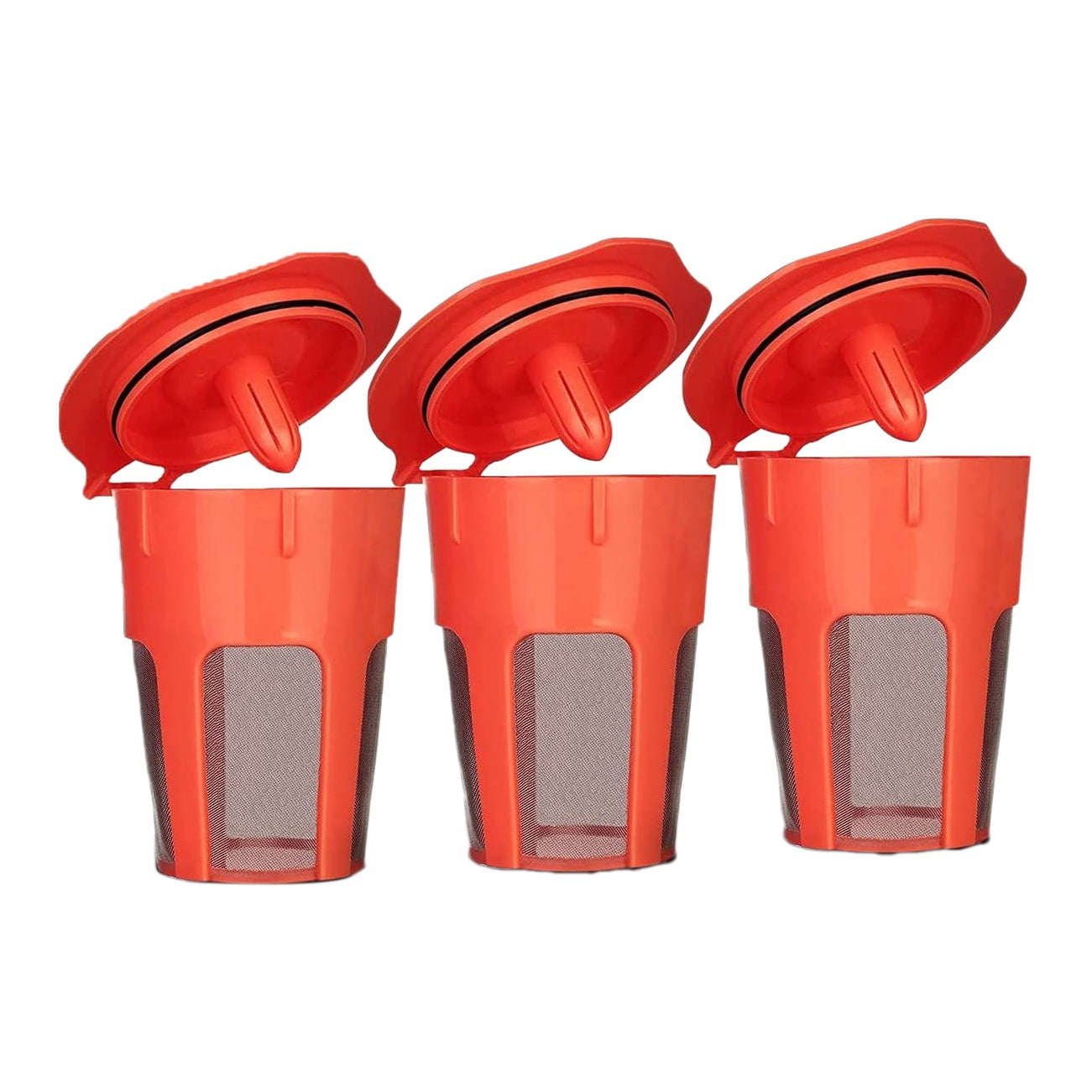 3 Pack Refillable K Carafe 2.0 Filter Coffee Capsule Reusable for K500 ...