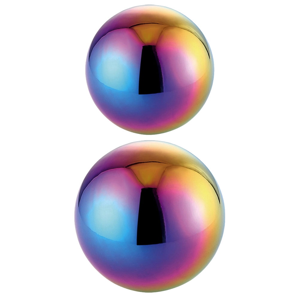 3 Pack Reflective Hollow Ball Gazing Balls for Gardens Large Colorful ...