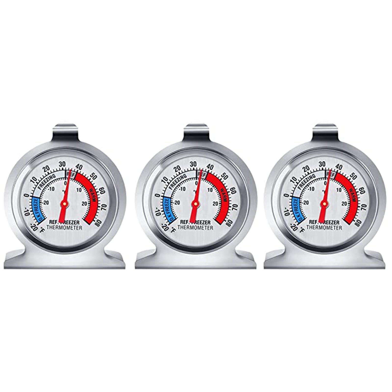 3 Pack Refrigerator Classic Fridge Large Dial With Red Indicator for ...
