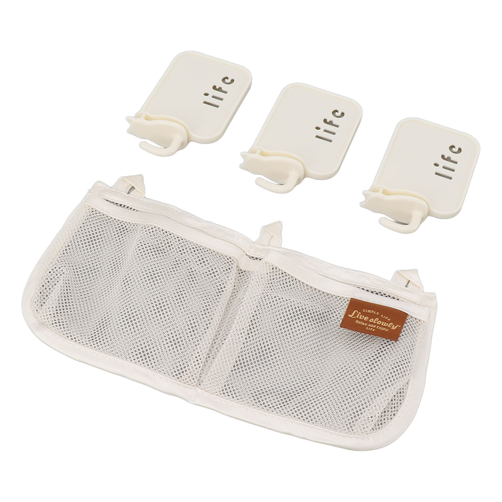 3 Pack Refrigerator Divider with Hanging Mesh Bag Mesh Pocket ...