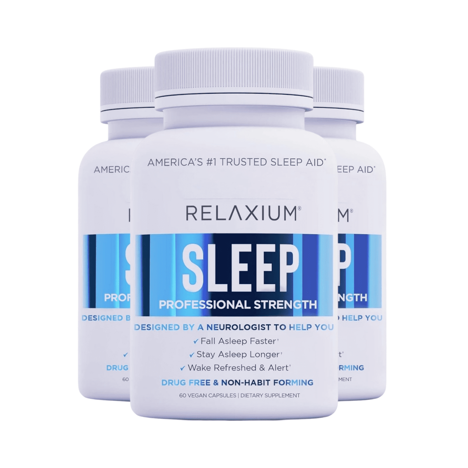 3-Pack Relaxium Sleep Natural Dietary Supplement for Better Sleep (180 ...
