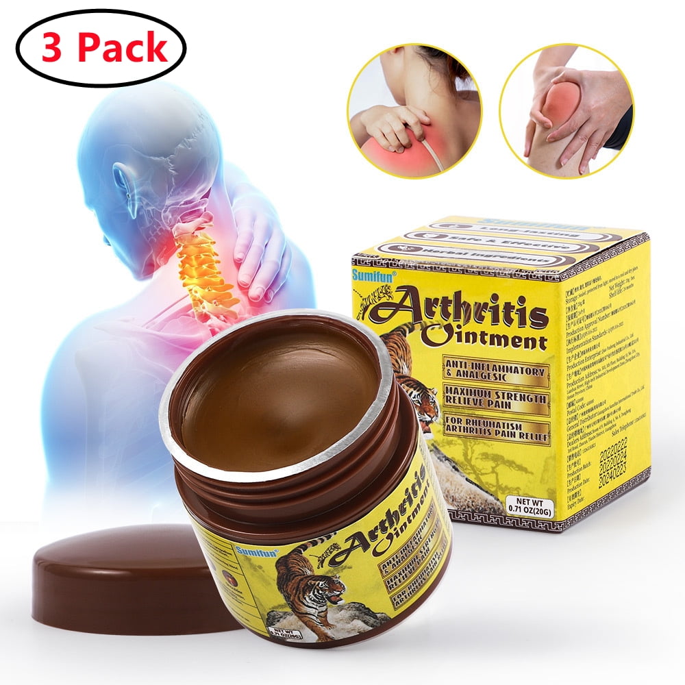 3 Pack Relief for Joint and Arthritis Pain Relief Gel, Massager ...