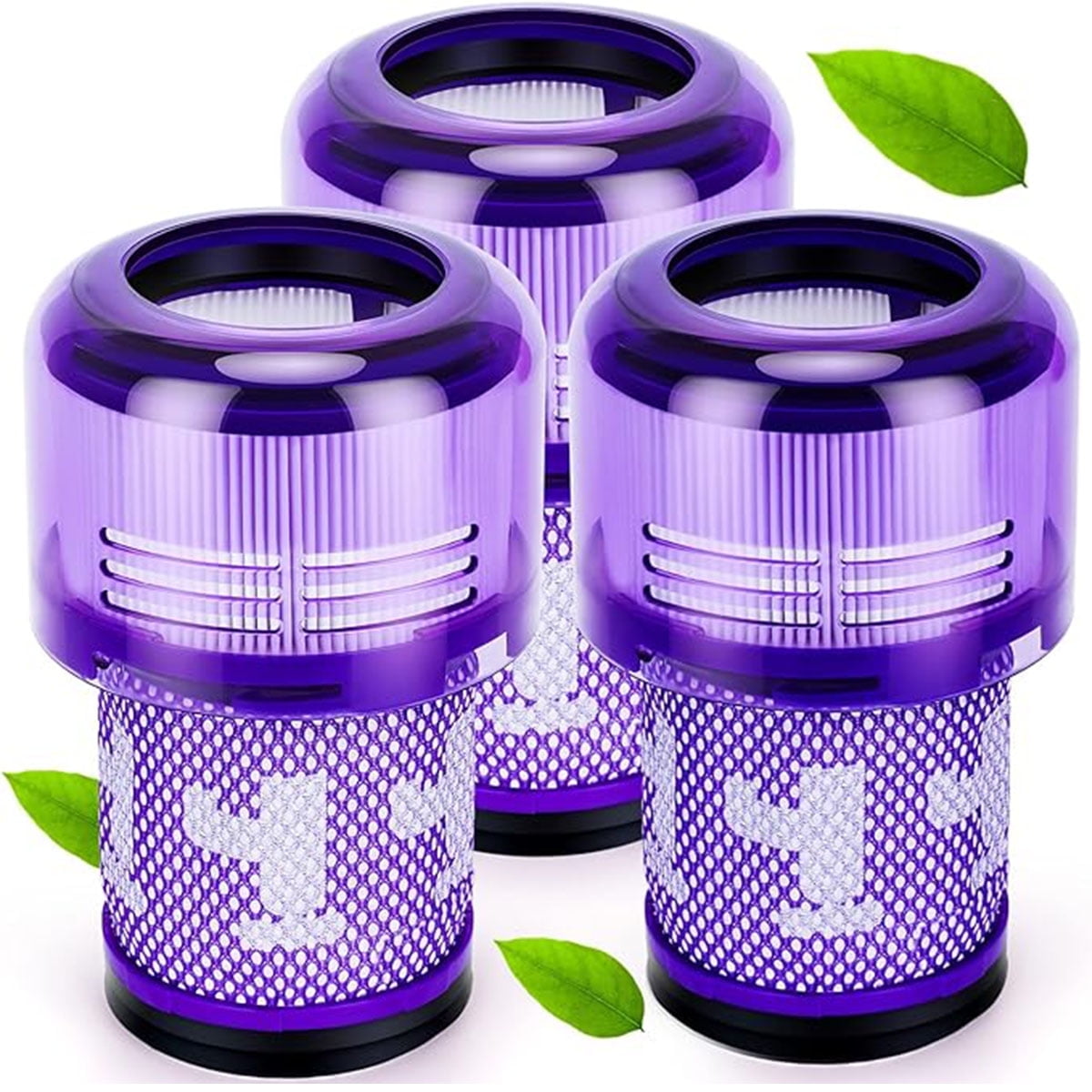 3 Pack Replacement Filter Compatible with Dyson V12 Detect Slim, V12 ...