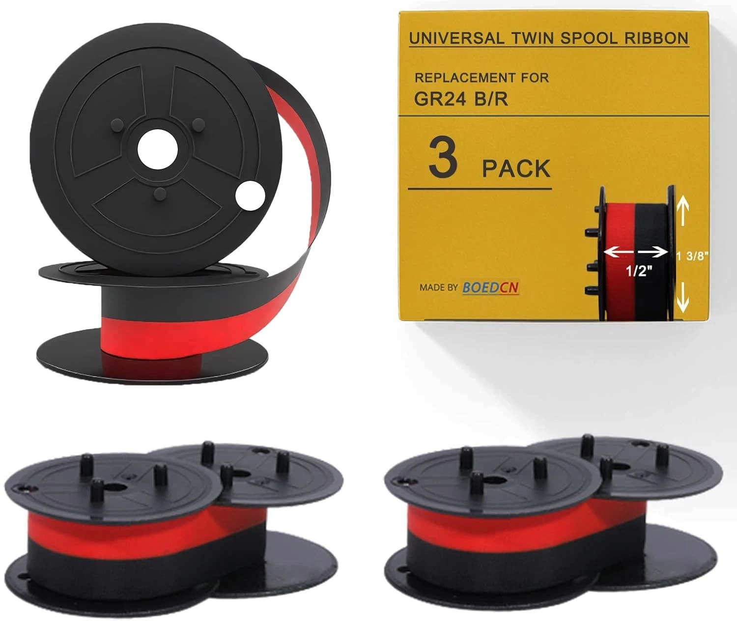 3 Pack Replacement For Porelon 11216 Universal Twin Spool Calculator ...