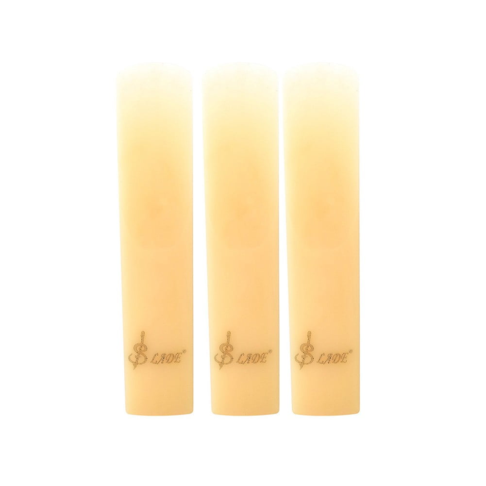 3 Pack Resin Plastic Saxophone Reeds for Clarinet Soprano Alto Tenor ...