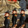 3 Pack Resin Pumpkin Witch Halloween Tabletop Figurine Set, Vivid Long ...