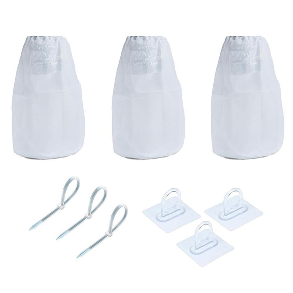 3-Pack Reusable Dryer Vent Lint Catcher Bags - Easy Install, Energy ...