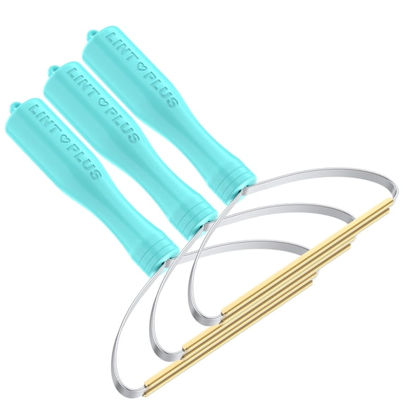 3 Pack Reusable Pet Hair Remover Lint Scraper, Manual Copper Blade ...