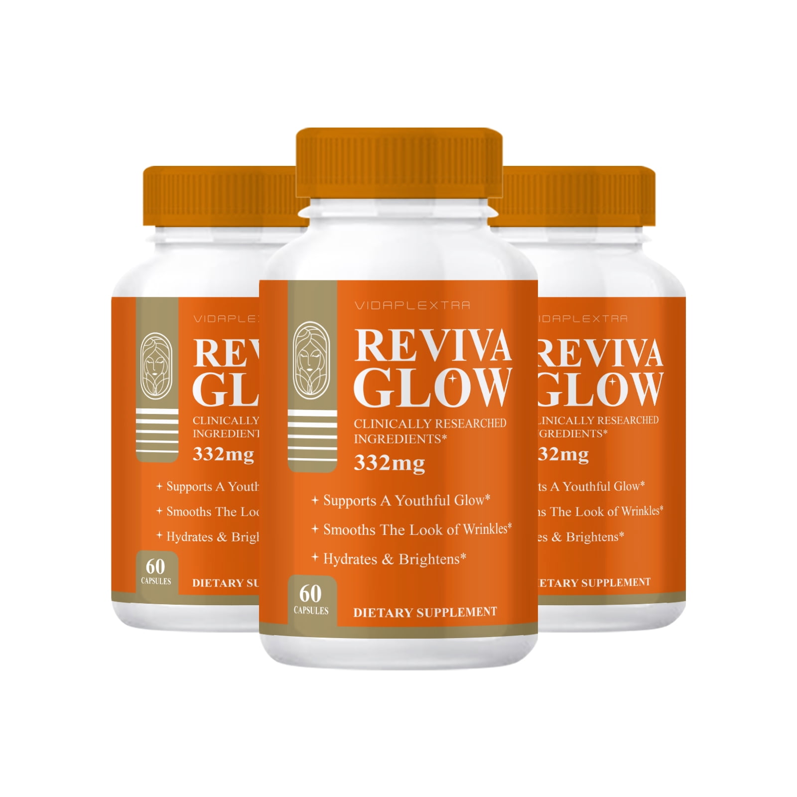 (3 Pack) Reviva Glow Capsules - Reviva Glow Youthful Glow Capsules ...