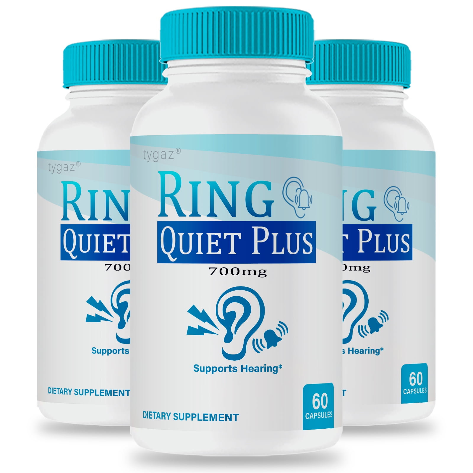(3 Pack) Ring Quiet Plus - RingQuietPlus Pill Supplement - Walmart.com