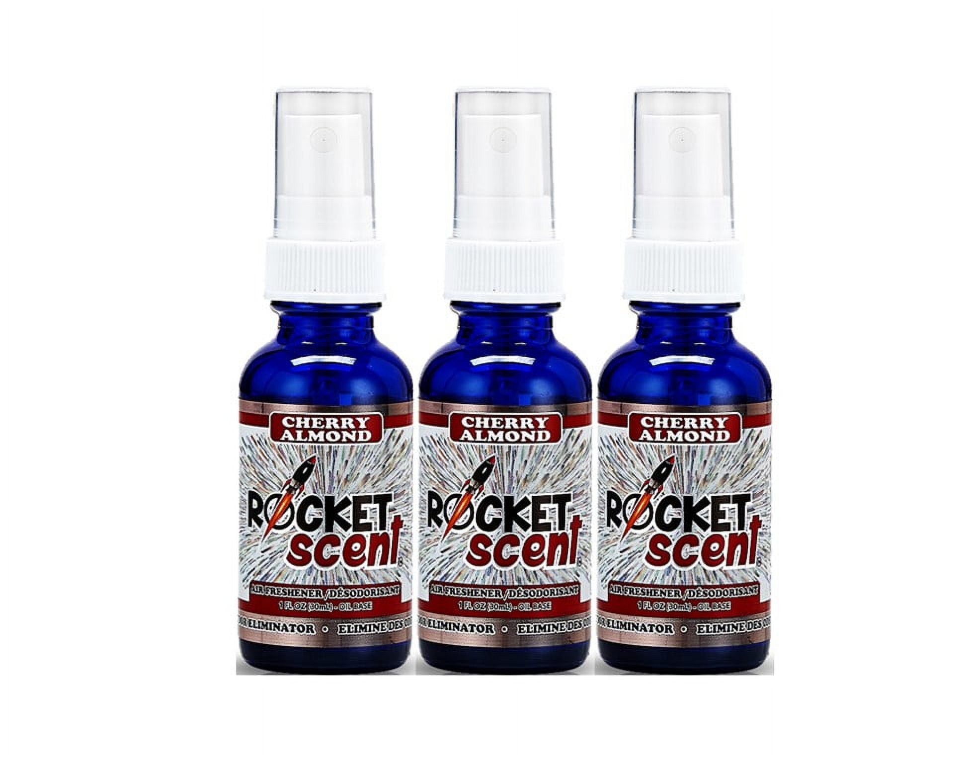 Rocket Scent Cherry Almond Air Freshener, 3-Pack, Concentrated, Long ...