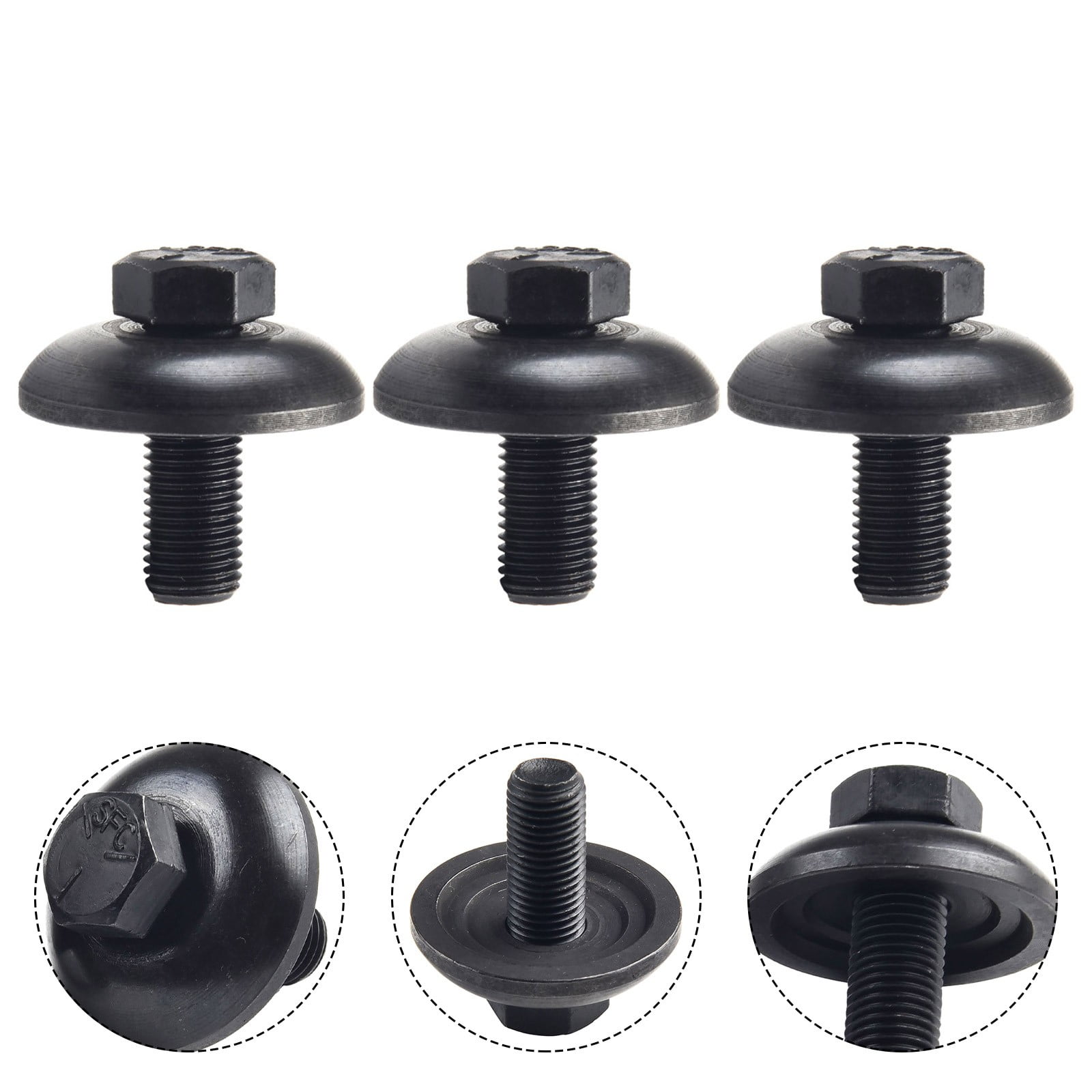 3 Pack Rotary for 532193003 193003 14457 Blade Bolt & Washer - Walmart.com