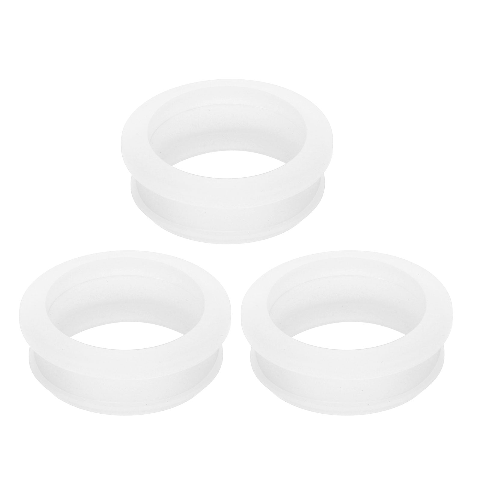 3 Pack Rubber Grommets 40.6mm Drill Hole, 34.5mm ID Hole Top Hat ...