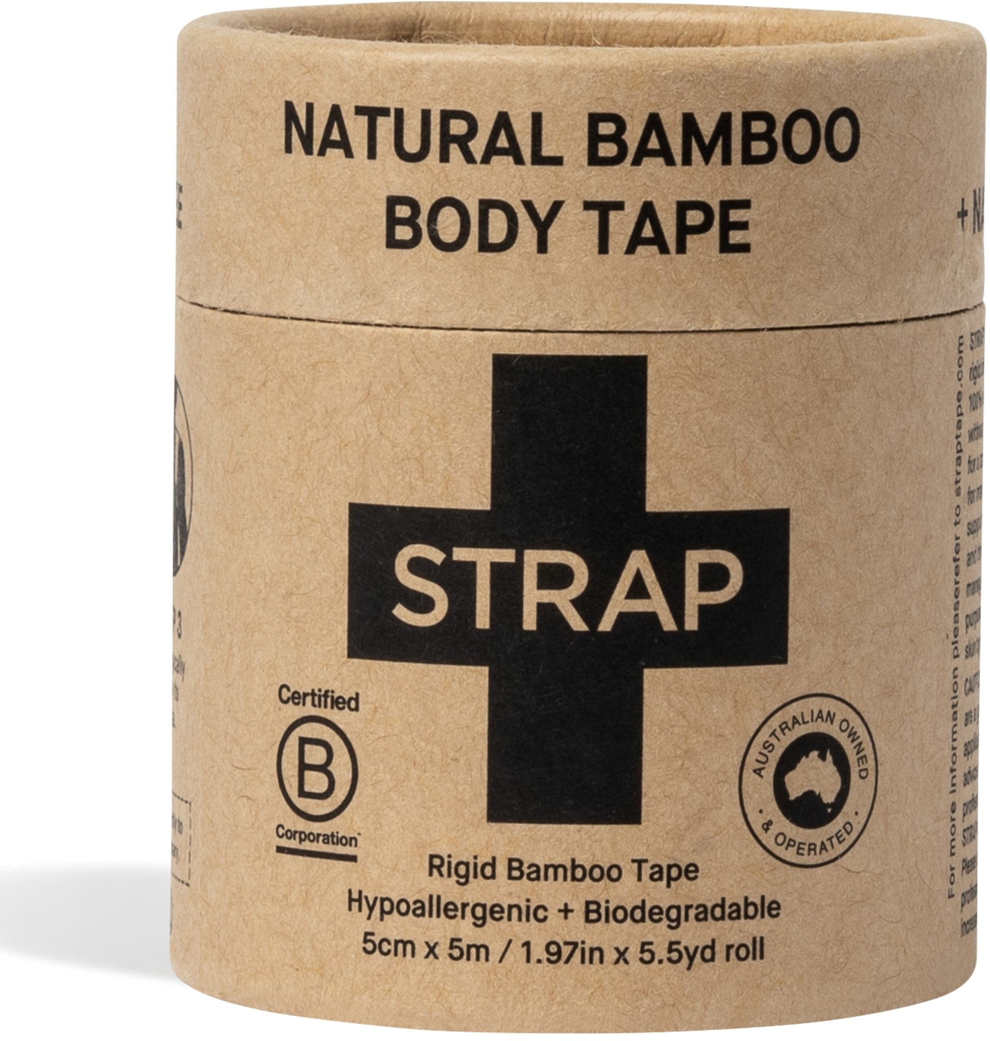 3 Pack - STRAP Natural Bamboo Body Strapping Tape 1ct 1 ea - Walmart.com