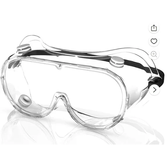 3-Pack Safety Glasses Anti Fog Safety Goggles Over Glasses Protection ...