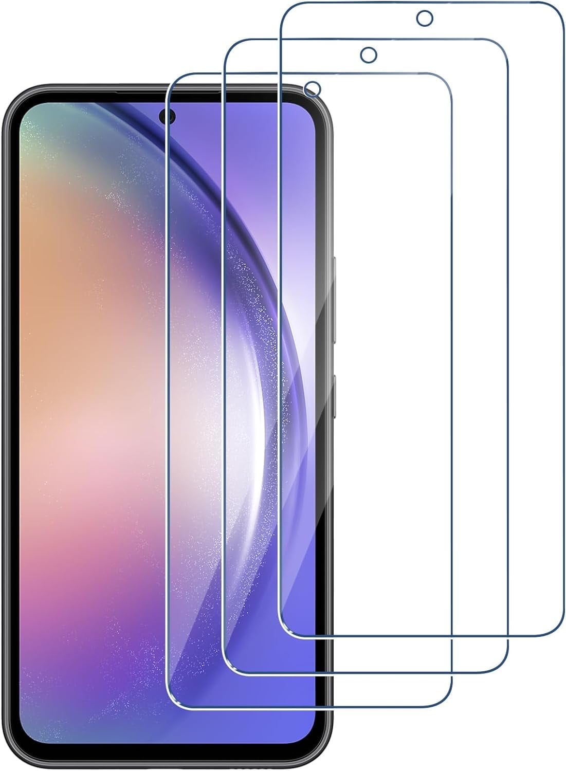 [3-Pack] Samsung Galaxy A55/A35 Screen Protector, 9H Hardness HD Clear ...