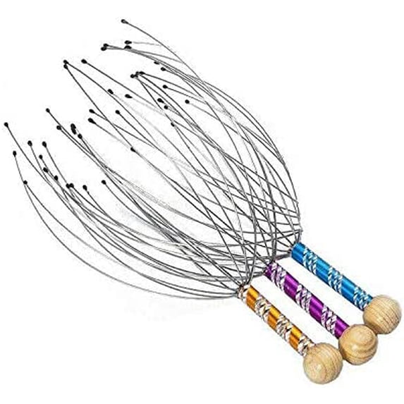 3 Pack Scalp Massager,Therapeutic Head Scratcher for Deep Relaxation ...