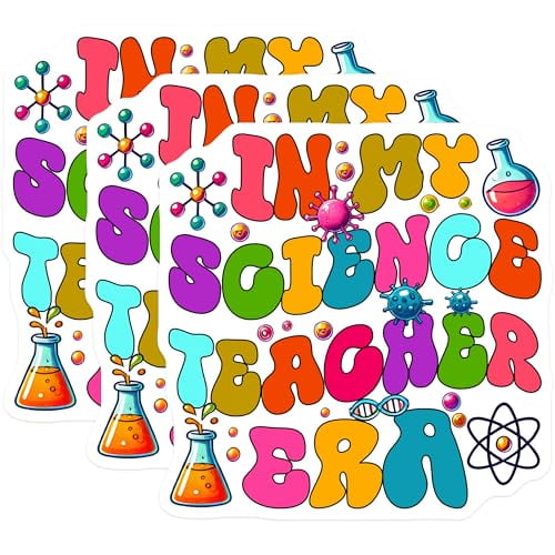 (3 Pack) Science Teacher Era Decals - Science Lover - Scientist Decal ...
