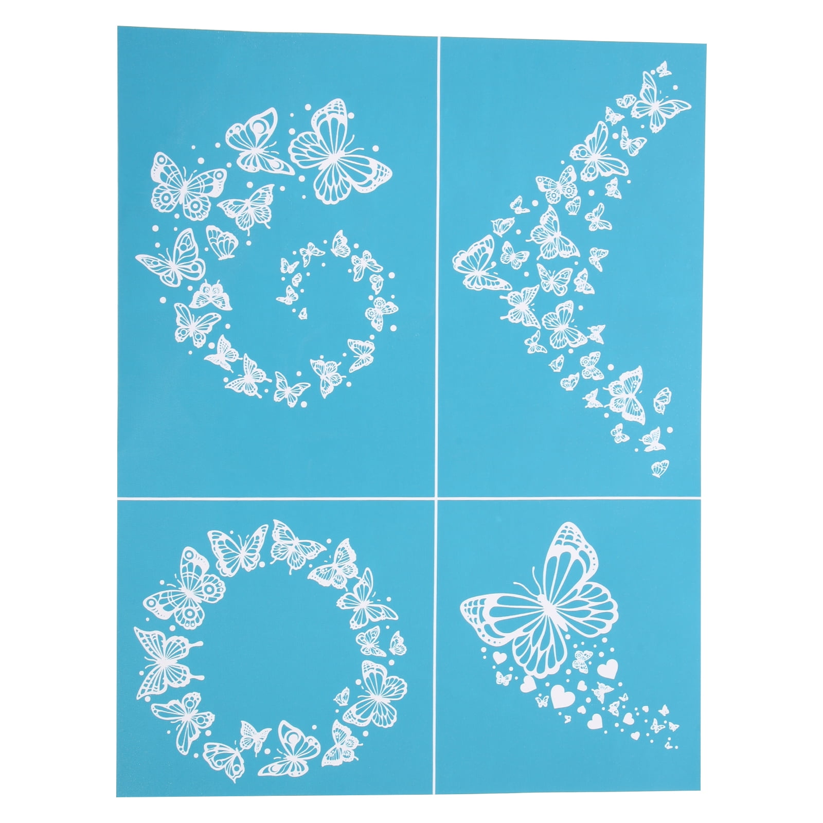 3 Pack Screen Printing Template Silk Stencil Stencils Self Adhesive ...