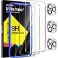 3 Pack Screen Protector for Apple iPhone 15 Pro with 3 Pack Tempered ...