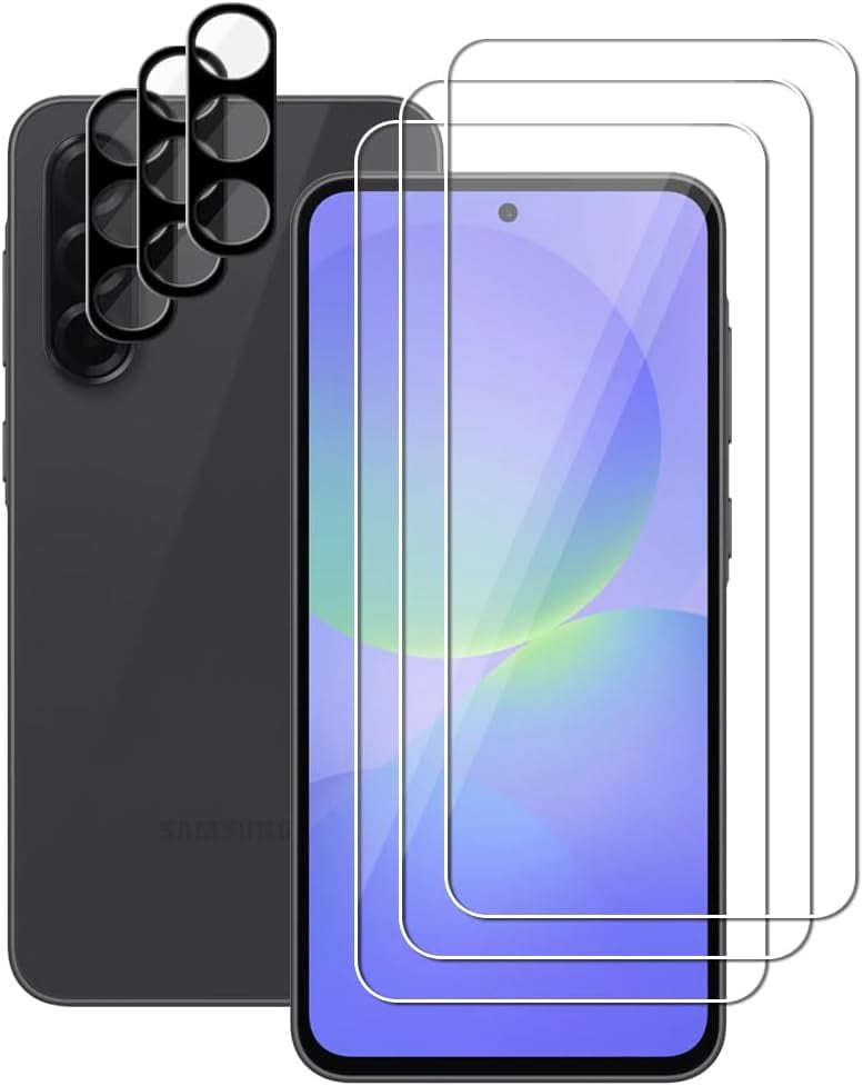 3 Pack Screen Protector For Samsung Galaxy A36 5G Tempered Glass with ...