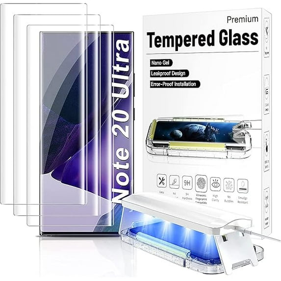 3 Pack Screen Protector for Samsung Galaxy Note20 Ultra Tempered Glass ...
