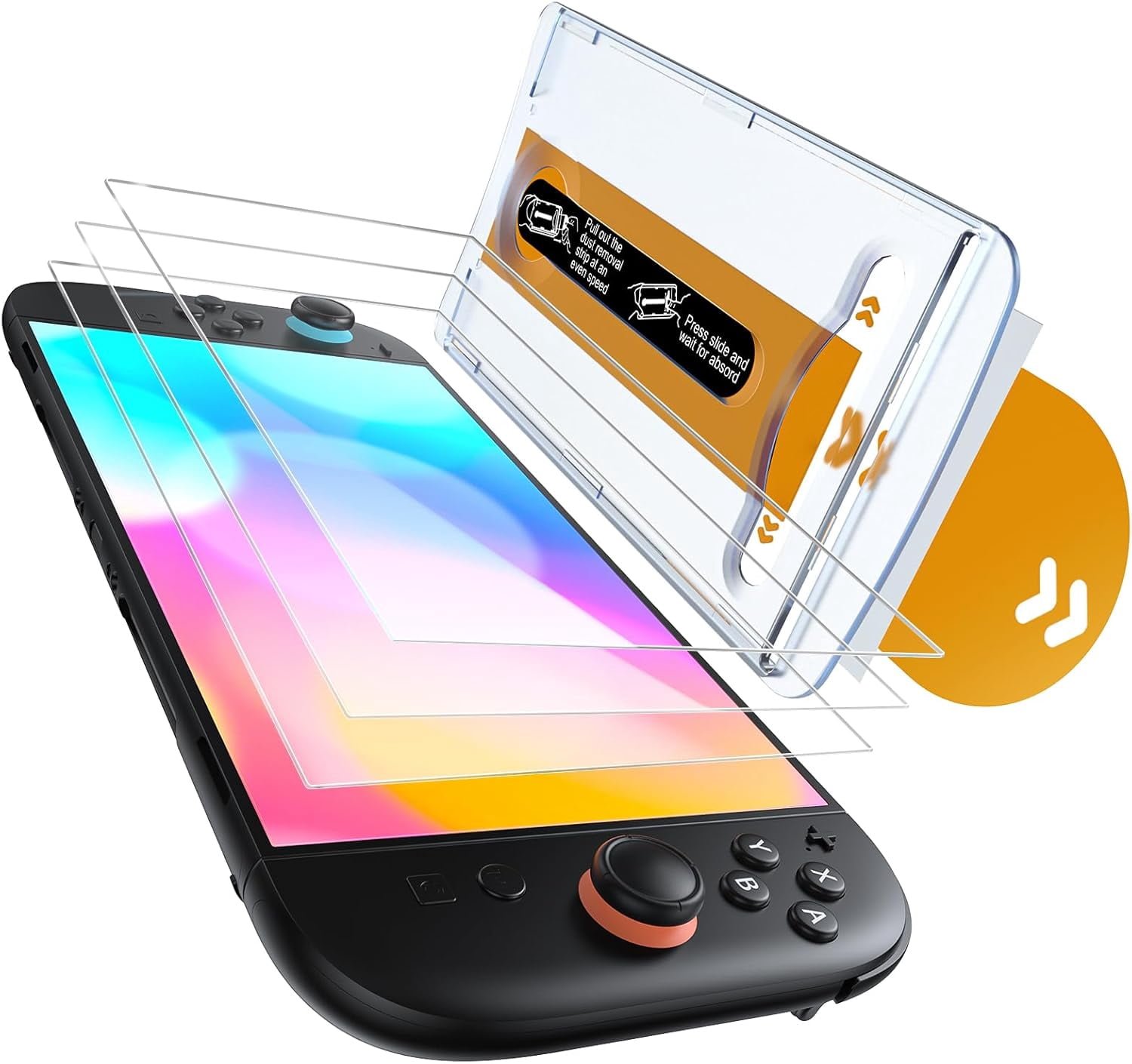 3 Pack Screen Protector for Switch 2 Console (2025) with Auto Alignment ...