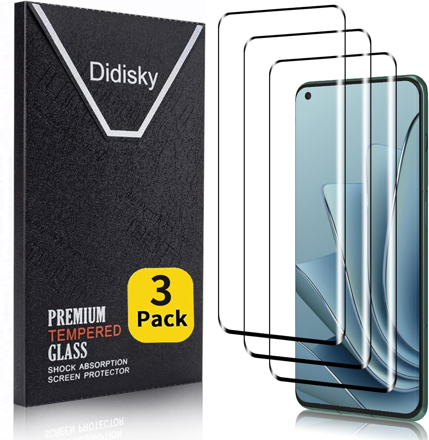 3 Pack Screen Protector for Oneplus 10 Pro (Not for 10t,10) Tempered ...