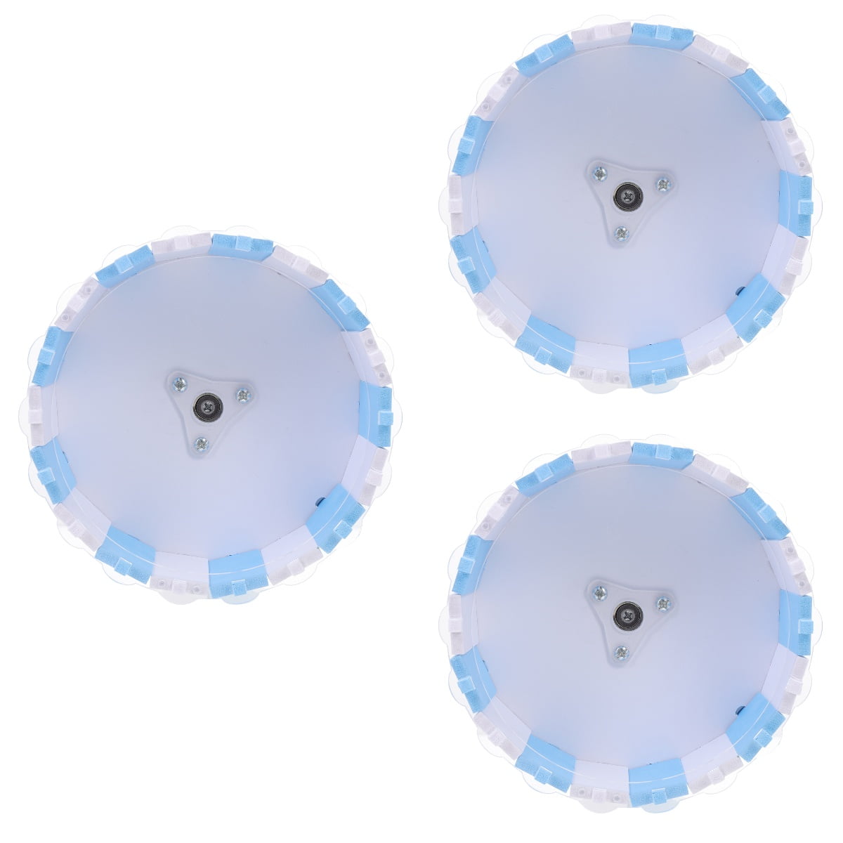 3 Pack Scroll Wheel Hamster Toys Gerbil Wagon Rollers Walker Blue ...