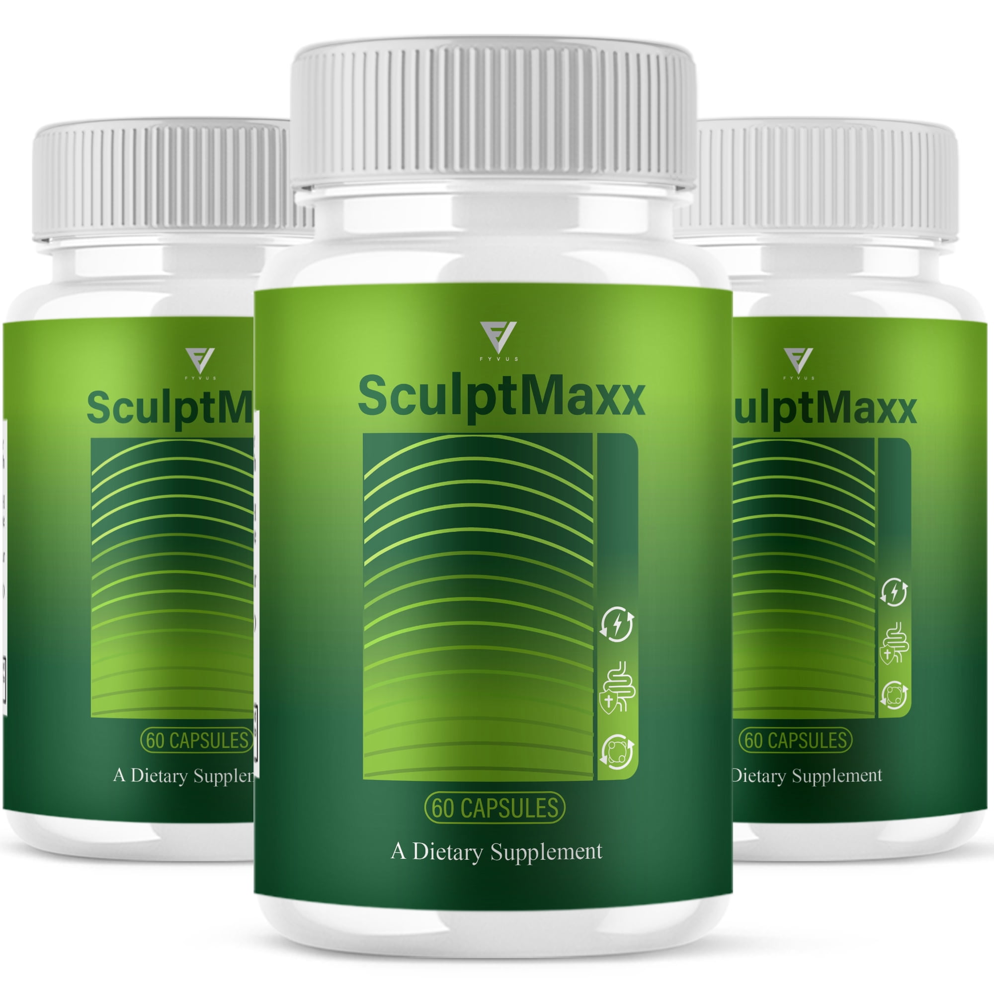 (3 Pack) Sculpt Max Overall Wellness Supplement SculptMax Pills (180 ...