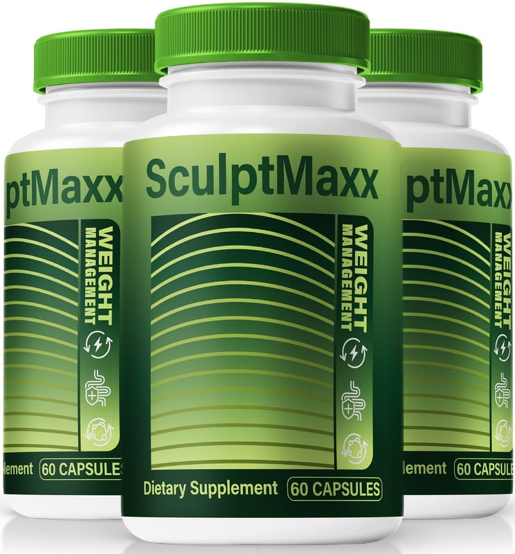 (3 Pack) SculptMaxx Capsules - Official Sculpt Maxx Supplement to ...