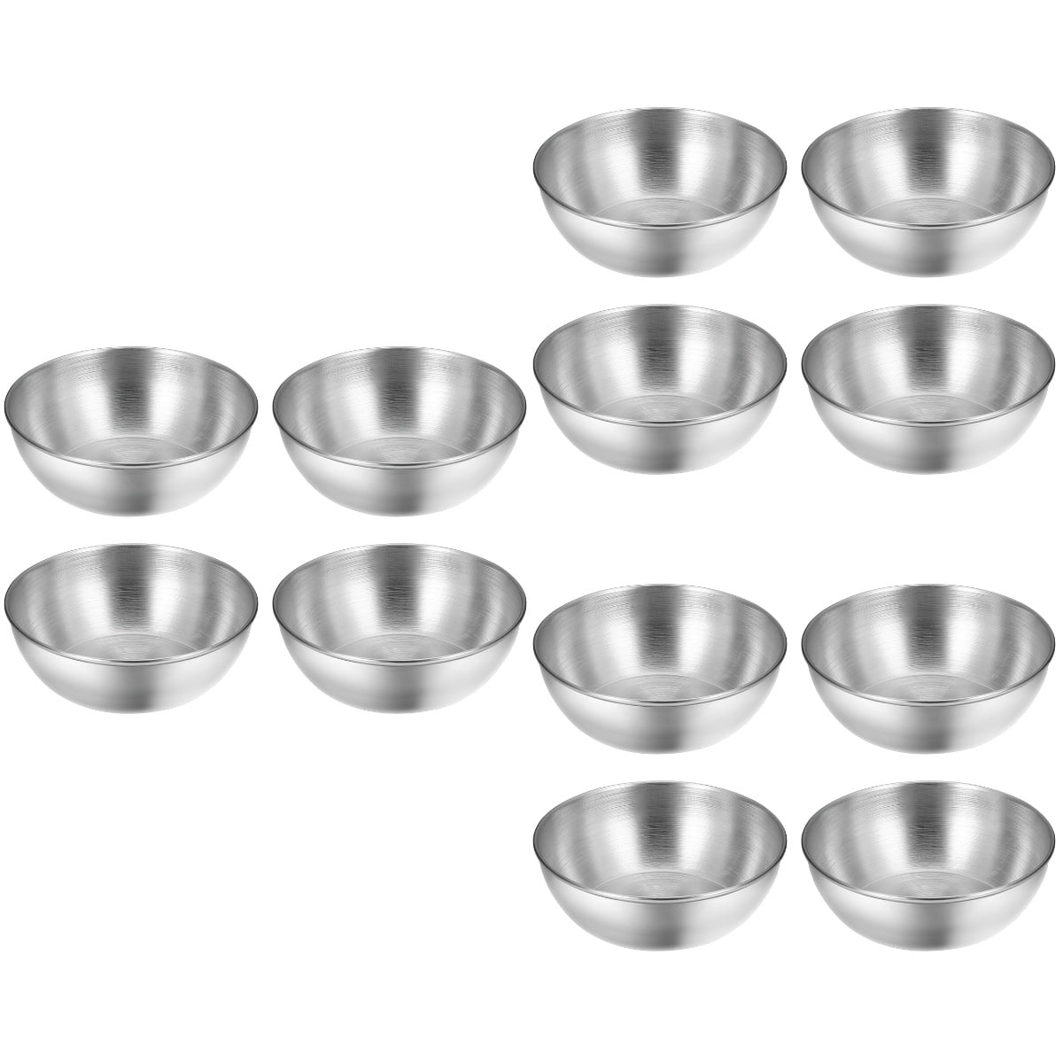 3 Pack Seasoning Dish Appetizer Plates Cutlery Tray Stainless Steel ...