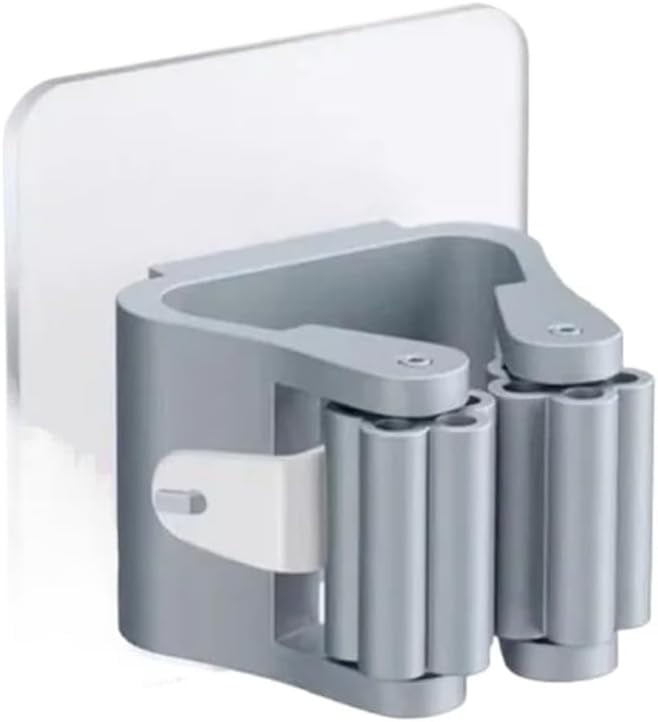 3-Pack Self Adhesive Broom Holder Wall Mount - Heavy Duty No Drill ...