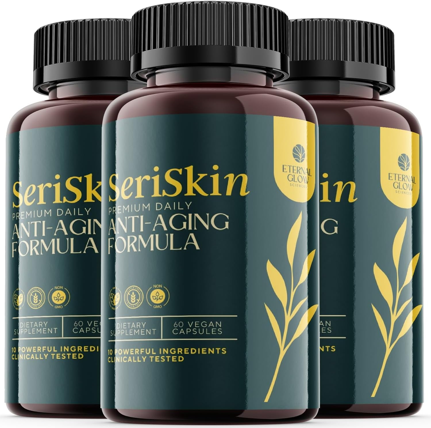S.O LABS Anti-Aging Pills, Moisture Hydrating Skin Formula, 180 ...