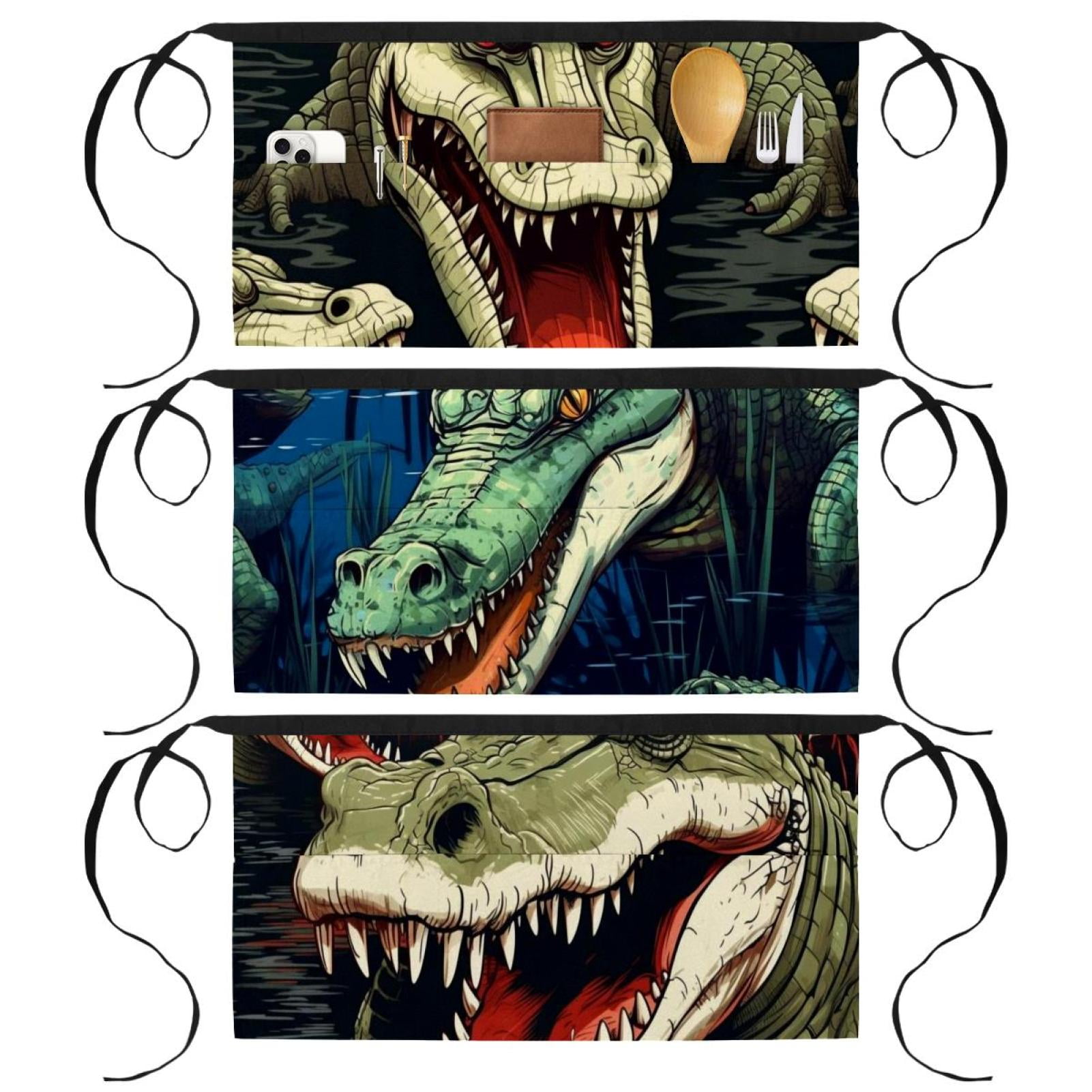 3 Pack Server Aprons with 3 Pockets - Waist Apron, Waitress Apron for ...