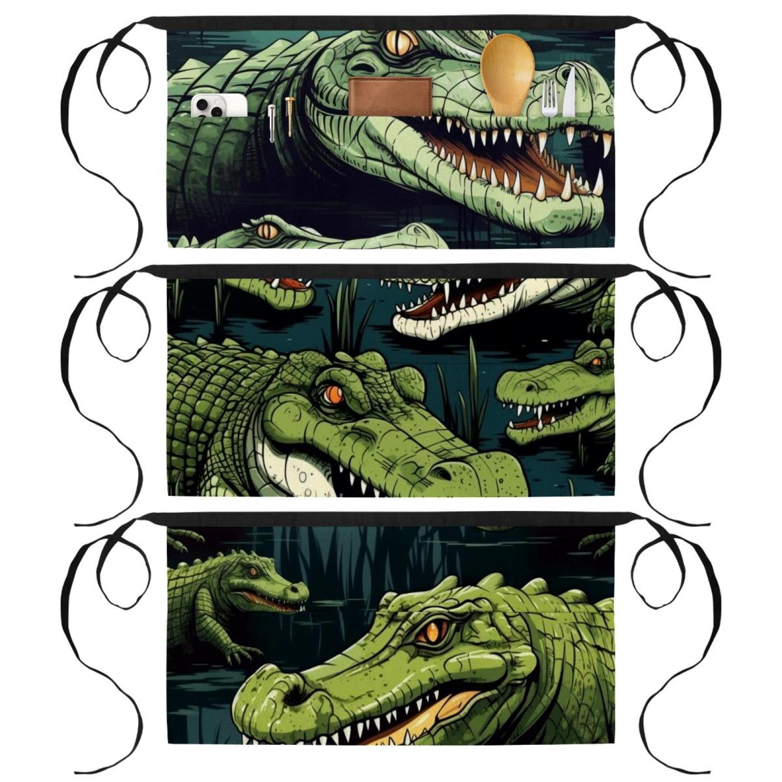 3 Pack Server Aprons with 3 Pockets, Waitress Waiter Waist Apron ...