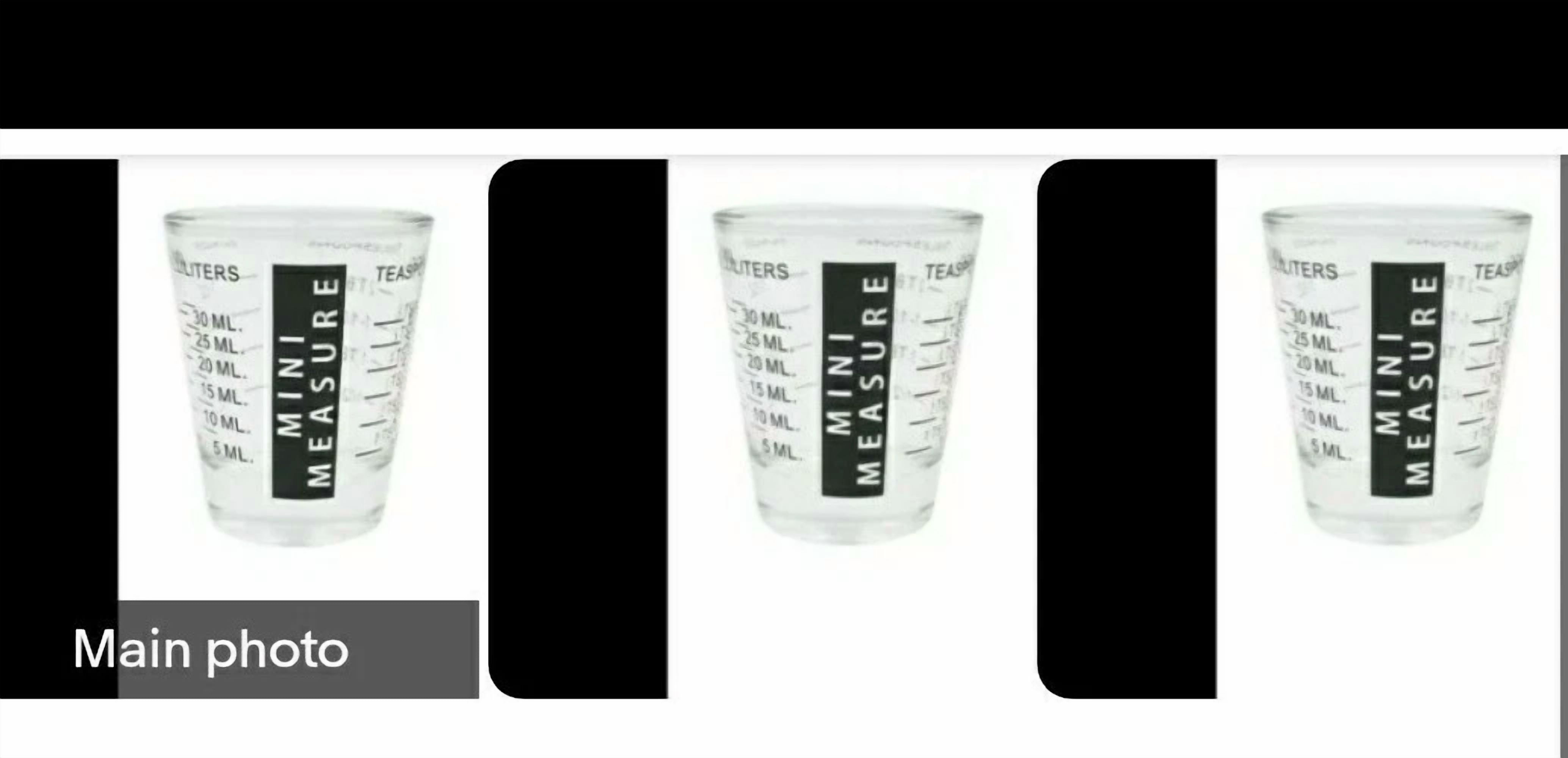 3 Pack Set Multi-Purpose Measuring Shot Glass Jigger Shot Bar Tool ...