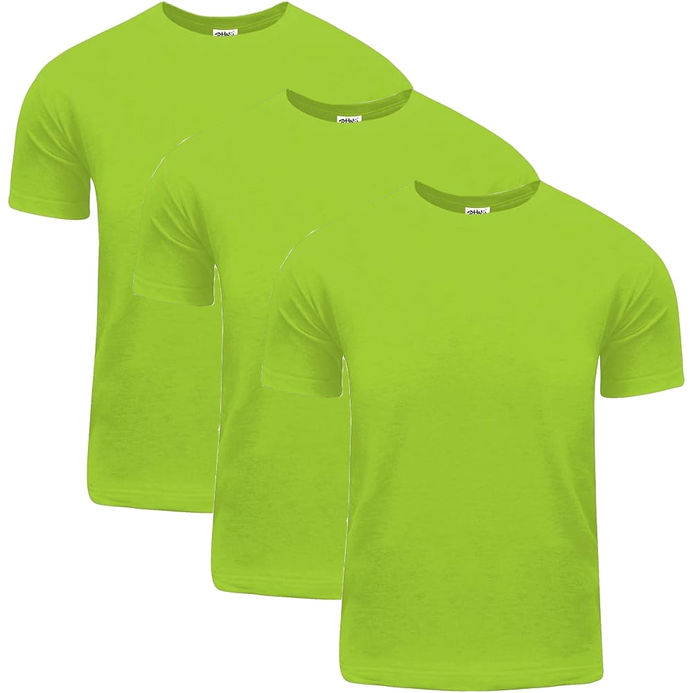 3 Pack Shaka Wear Men's Active Comfort Cotton Short Sleeve Crew Neck T ...