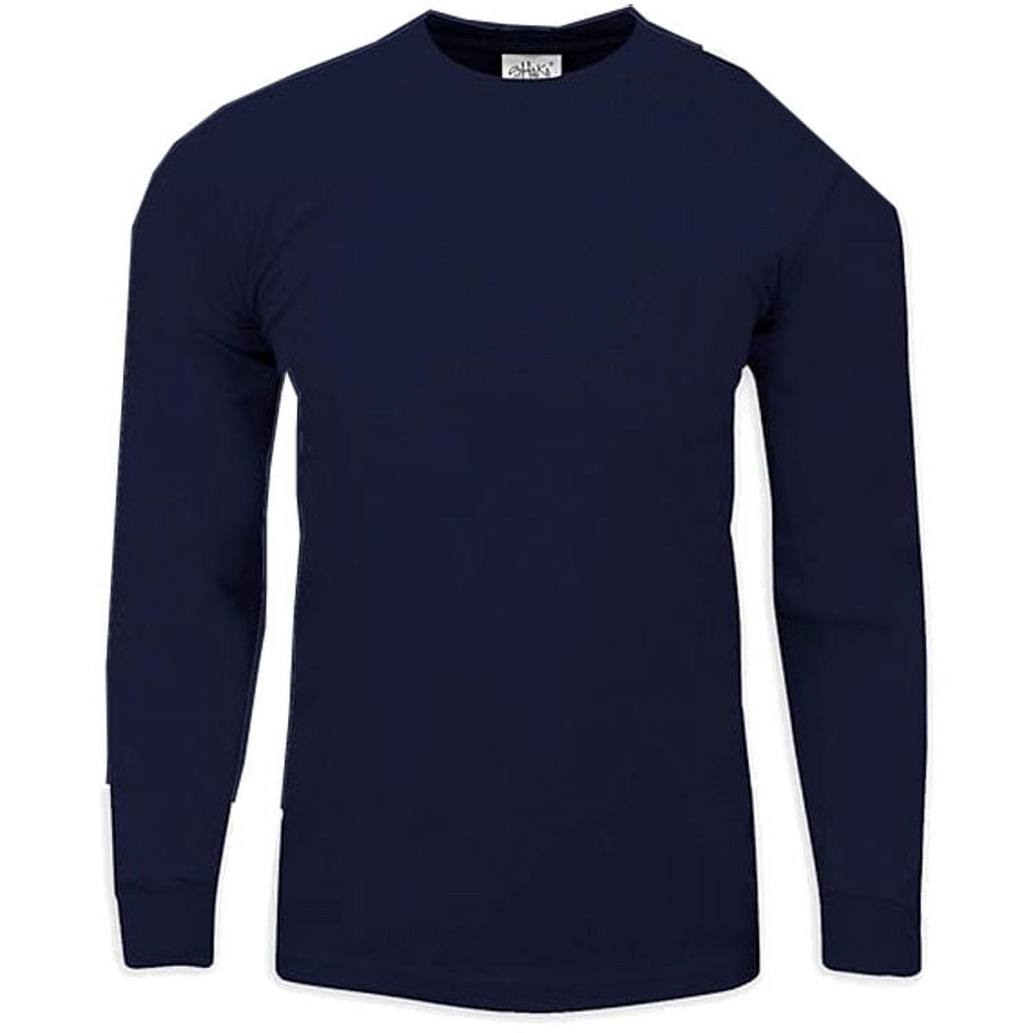 3 Pack Shaka Wear Men's Max Heavyweight Cotton Long Sleeve Crew Neck T ...