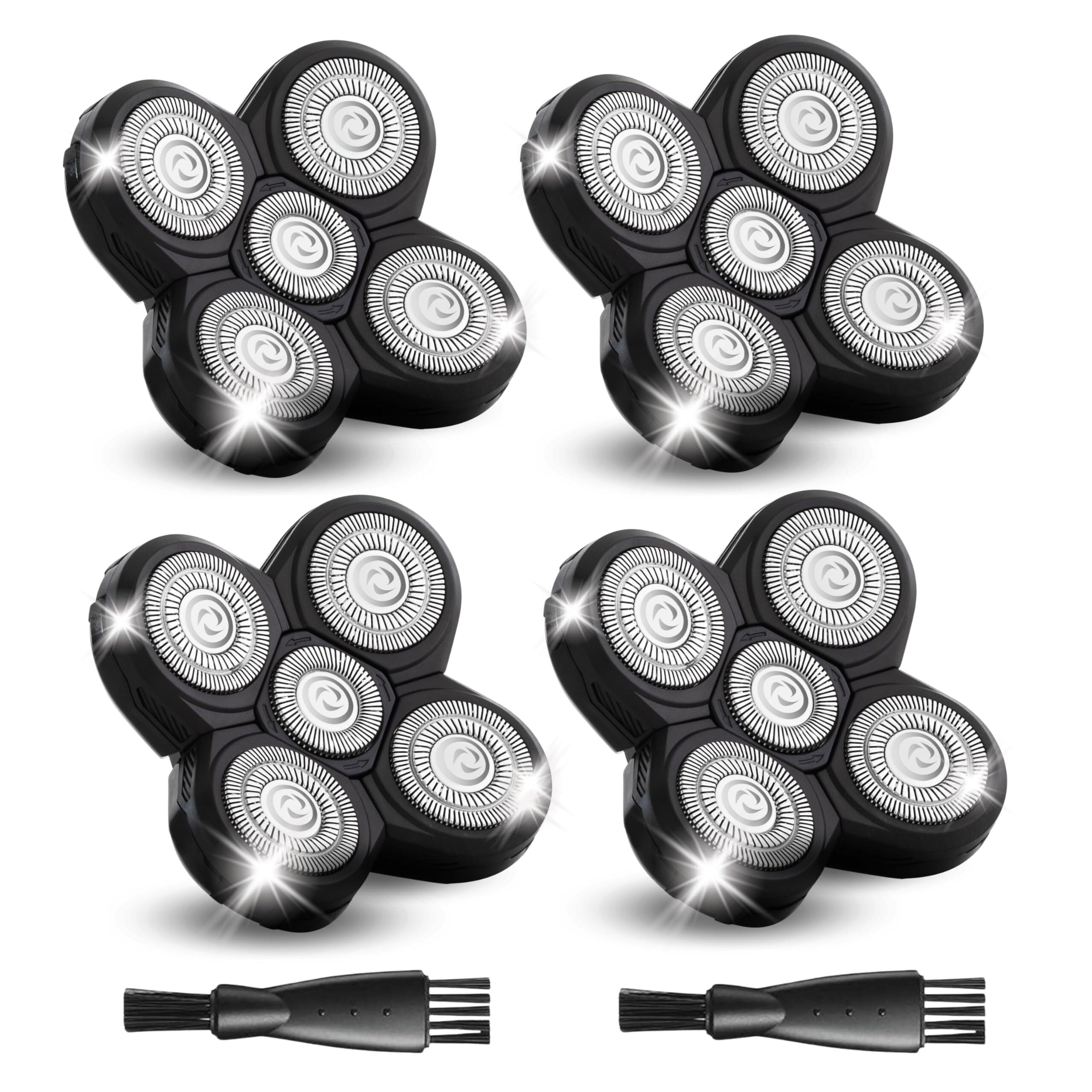 3 Pack Shaver Replacement Blades Compatible with Freedom Head Shaver ...