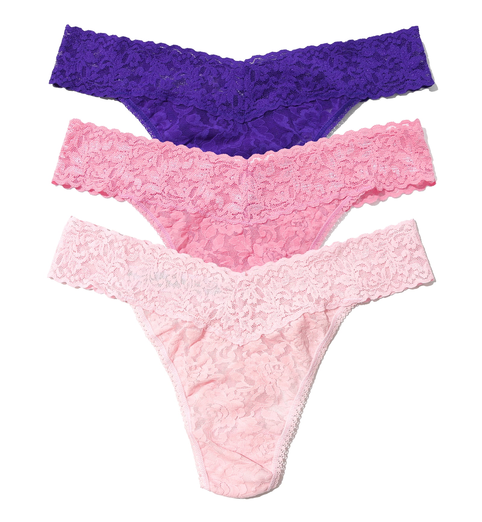 Hanky Panky 3-PACK Signature Lace Original Rise Thong (48113PK ...