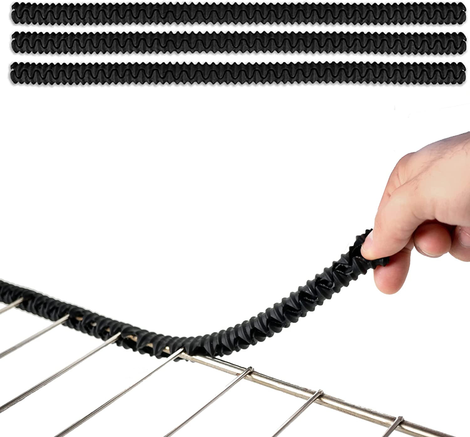 3 Pack Silicone Oven Rack Shields, Heat Resistance Silicone Oven Rack ...