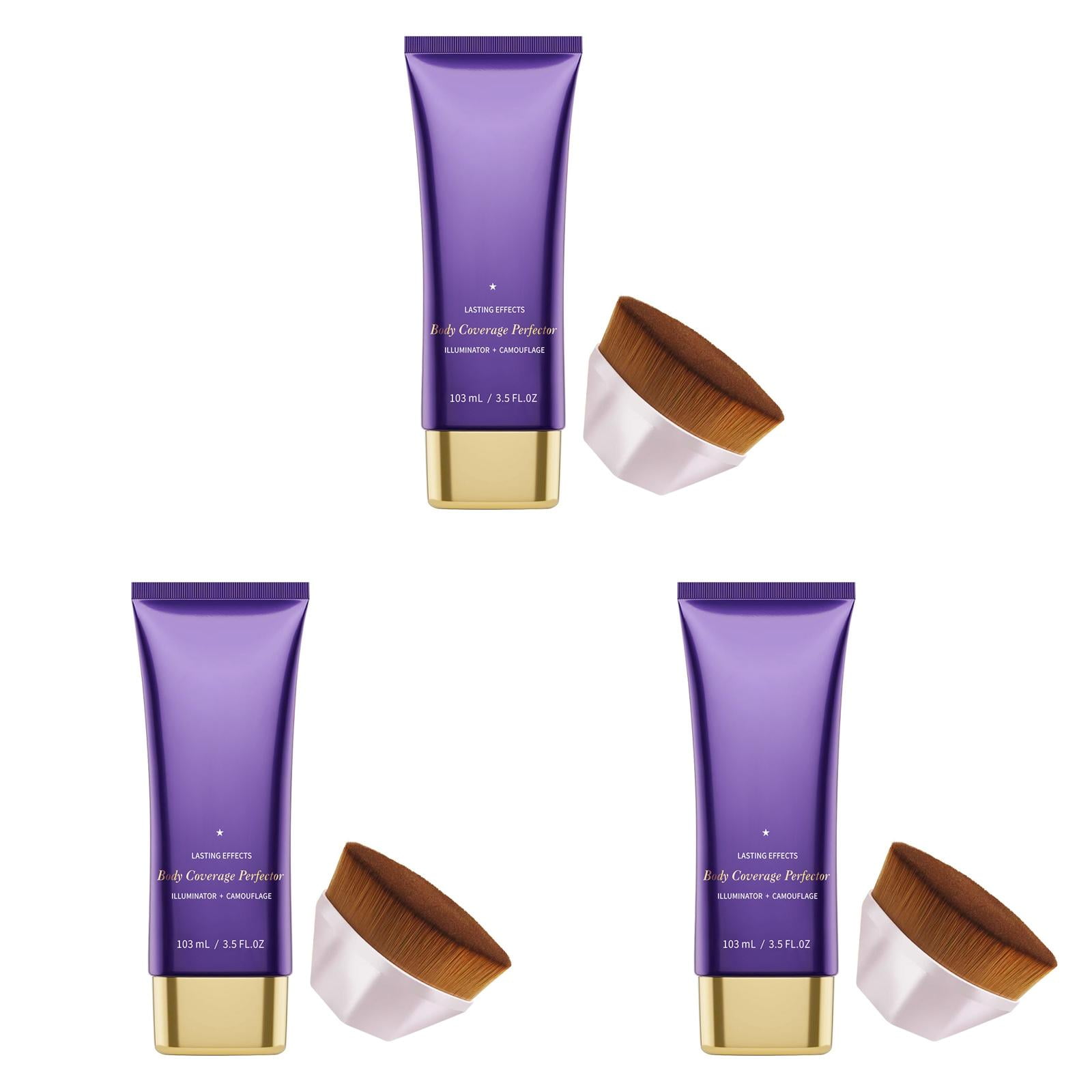 (3-Pack) Skin Tone Liquid Makeup Foundation Coverage Solution Natural ...