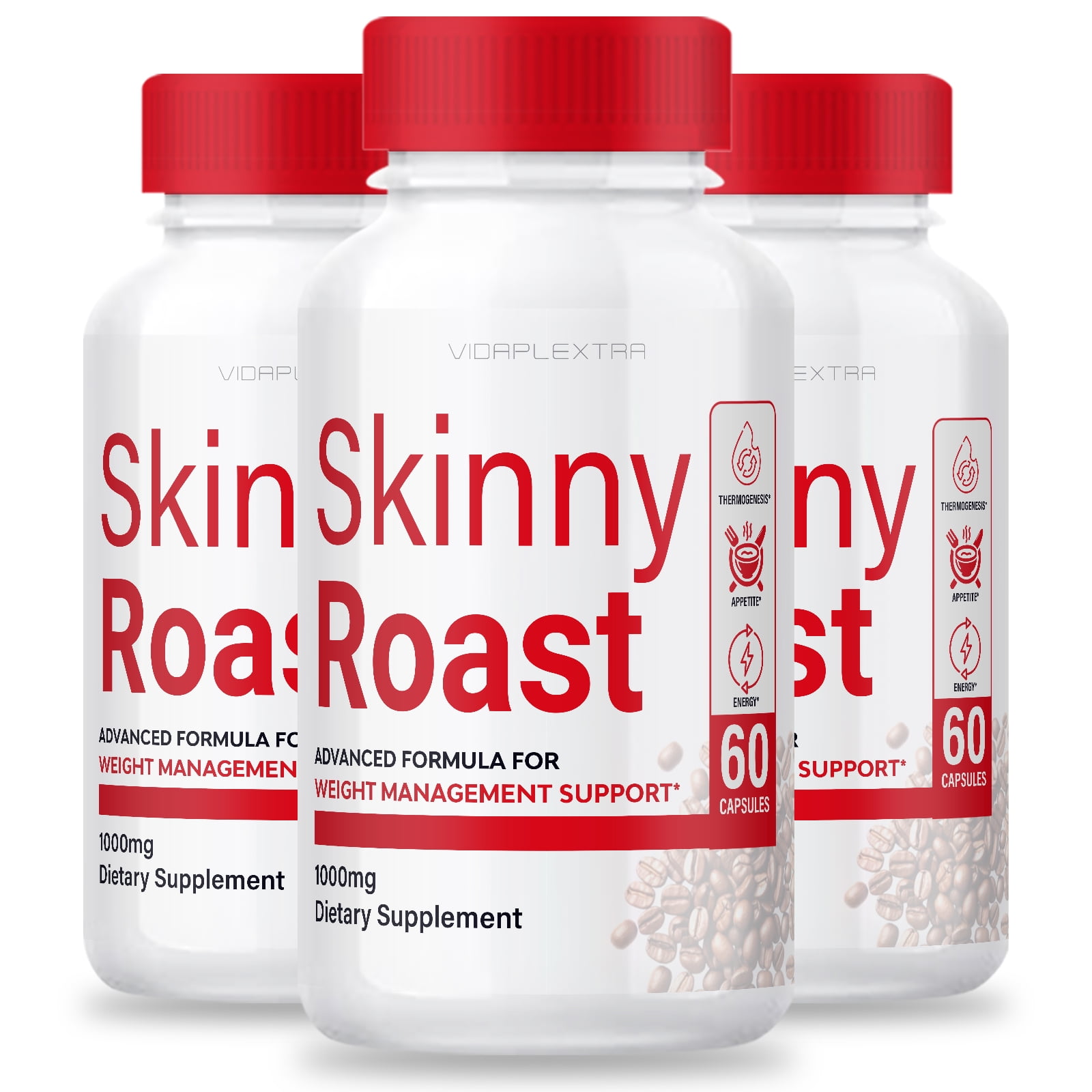 (3 Pack) Skinny Roast Capsules - SkinnyRoast Keto Capsules - Walmart.com